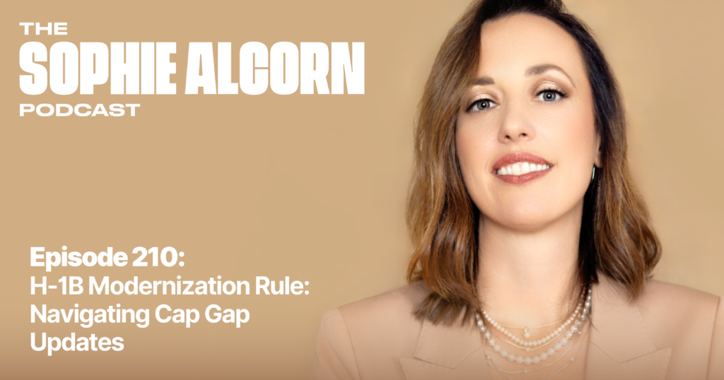 210: H-1B Modernization Rule: Navigating Cap Gap Updates | Alcorn ...